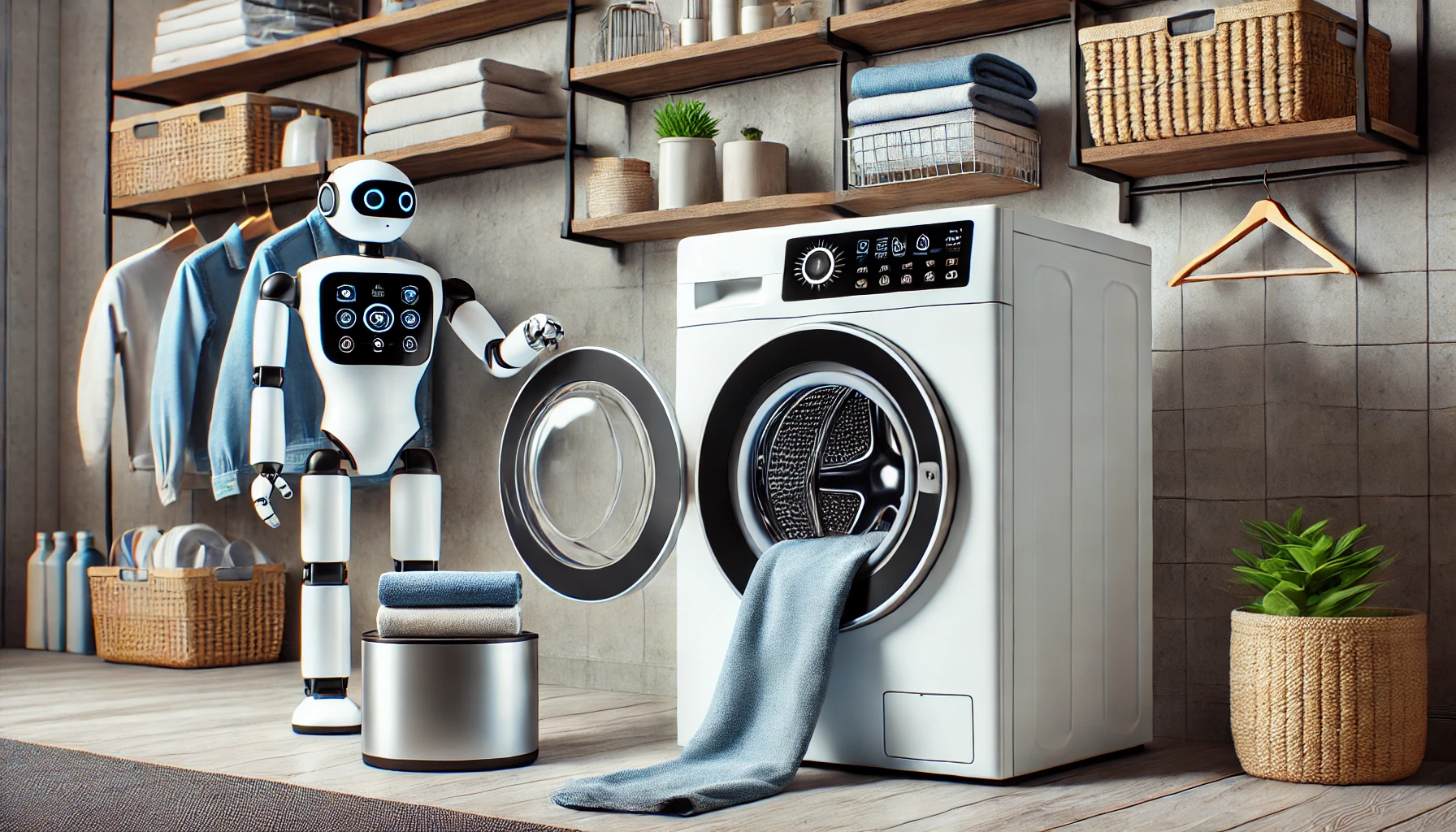 ワンタッチ洗濯折りたたみ機 - たった400円1分でビジネスの新商品アイデアもAIが作成します。AIが考えた商品アイデア／ #架空商品 kakoo