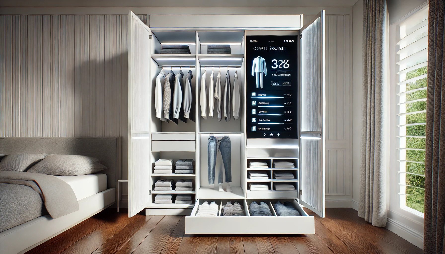 自動整理クローゼット - たった400円1分でビジネスの新商品アイデアもAIが作成します。AIが考えた商品アイデア／ 架空商品 kakoo