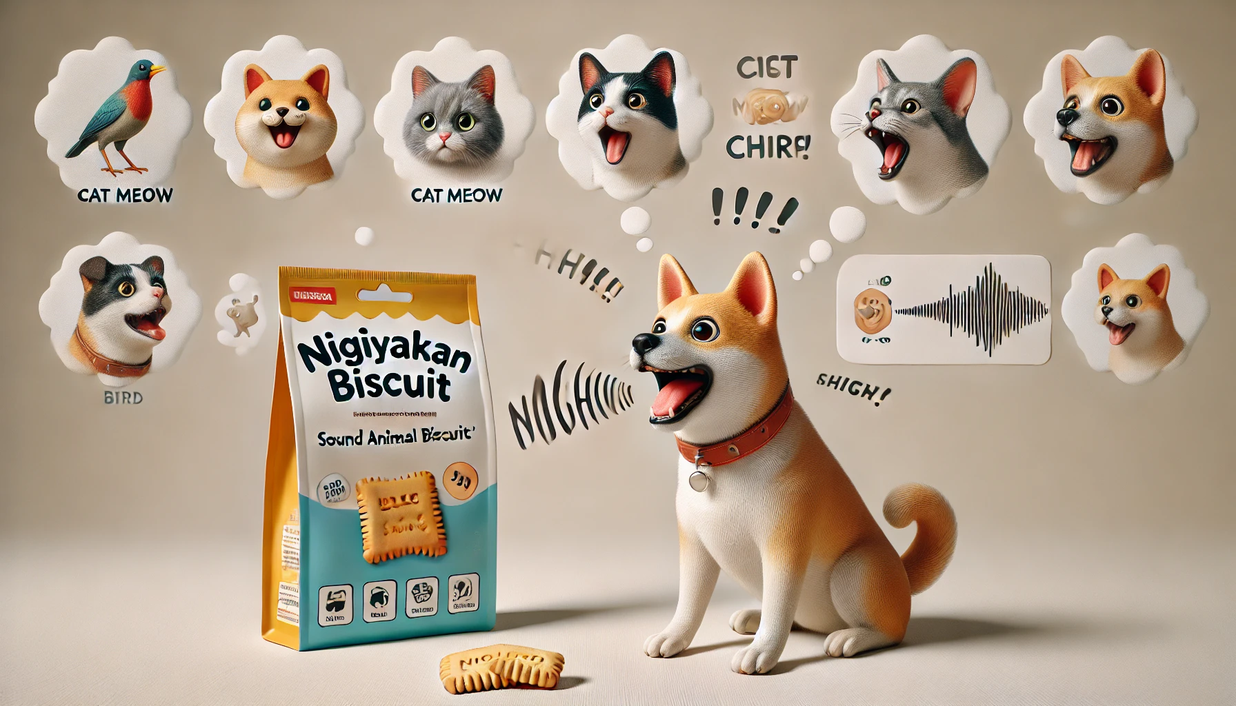 にぎやかンビスケット - たった400円1分でビジネスの新商品アイデアもAIが作成します。AIが考えた商品アイデア／ 架空商品 kakoo